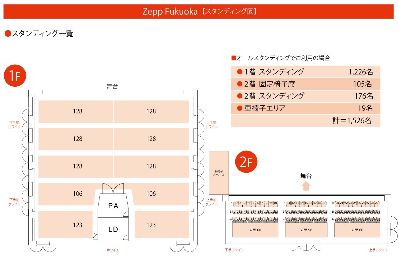Zepp福岡の座席の見え方！整理番号ごとの見え方とおすすめ席を解説！ - 良席マニア